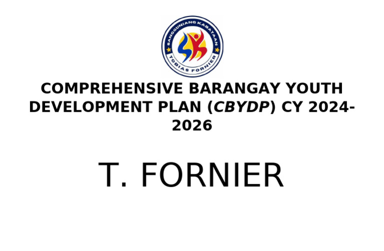 Comprehensive Barangay Youth Development Plan | PDF
