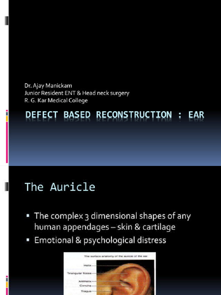 Auricular Defects | PDF