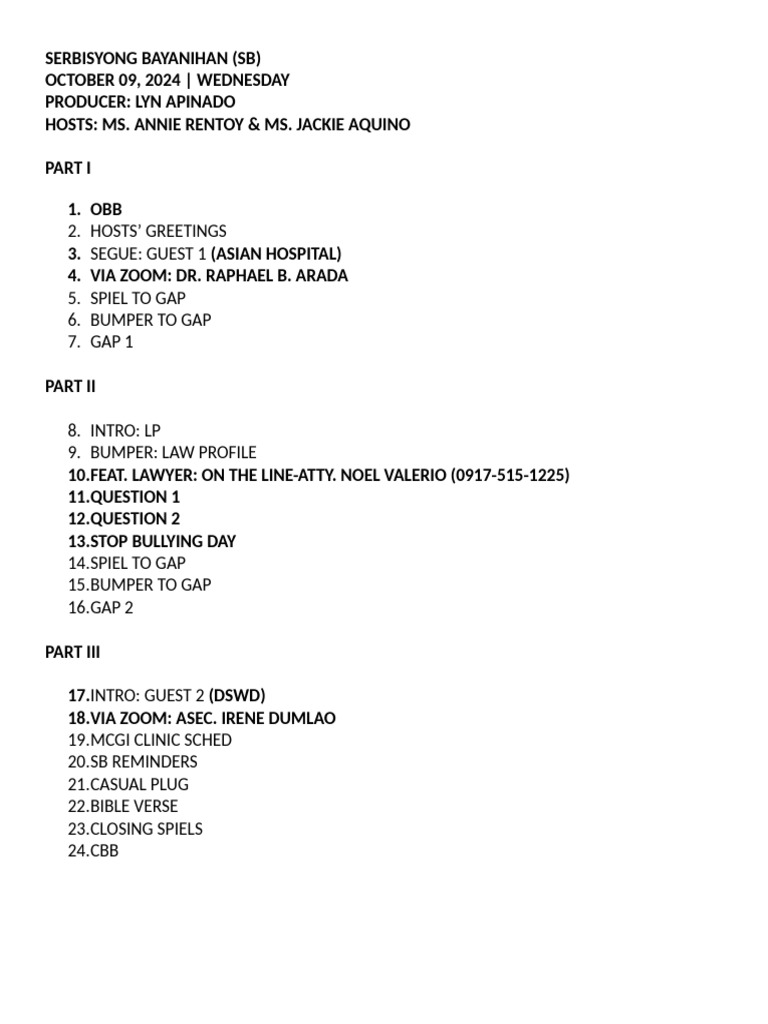 SG 10092024 | PDF | Law | Science & Mathematics