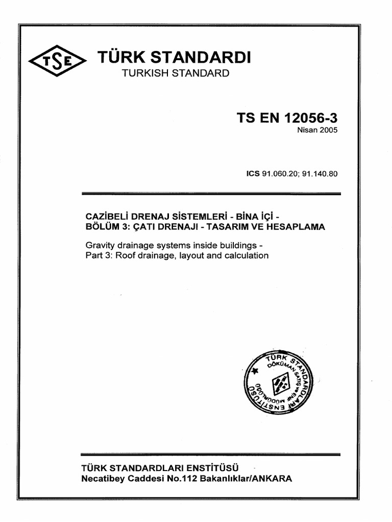 TS en 12056-3 | PDF