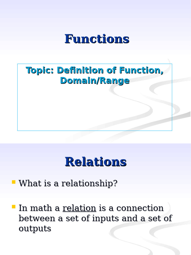 #Domain and Range | PDF | Function (Mathematics) | Applied Mathematics