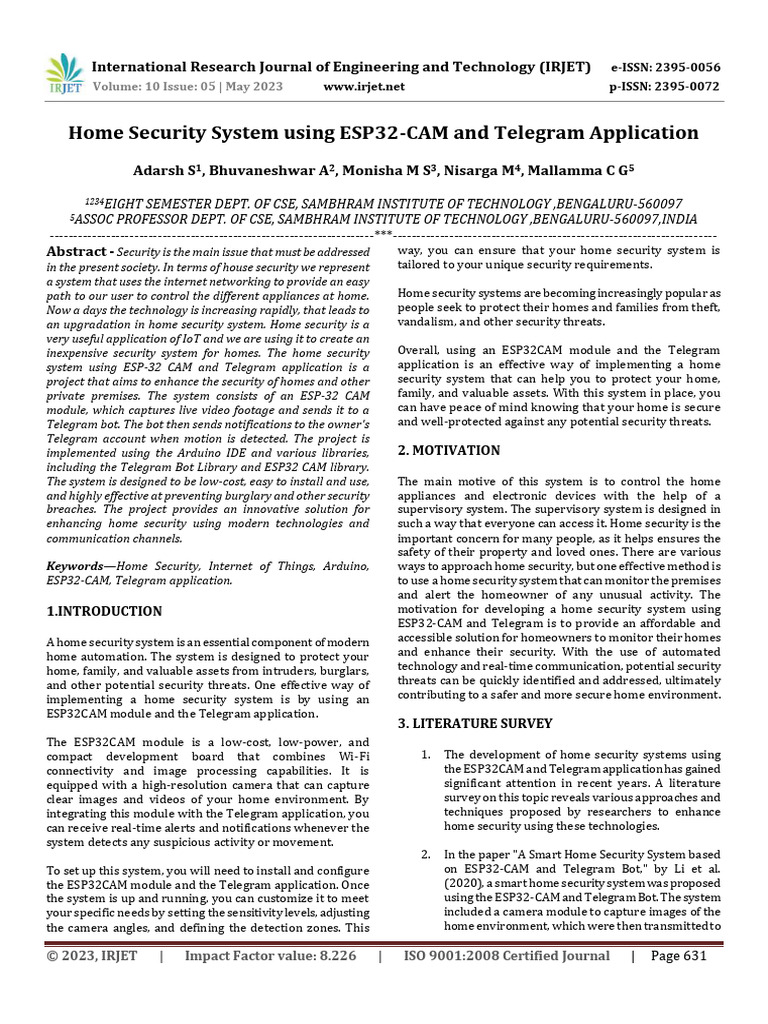 Home_Security_System_using_ESP32_CAM_and | PDF