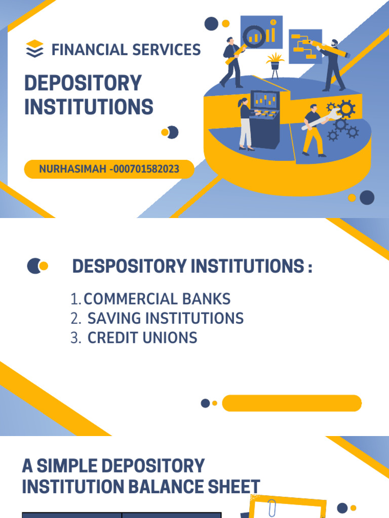 Depository Institution - Nurhasimah | PDF | Federal Deposit Insurance ...