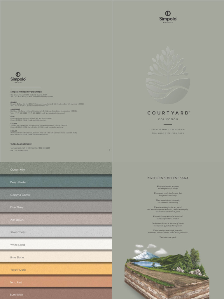 Simpolo Courtyard Collection Overview | PDF | Tile | Brick