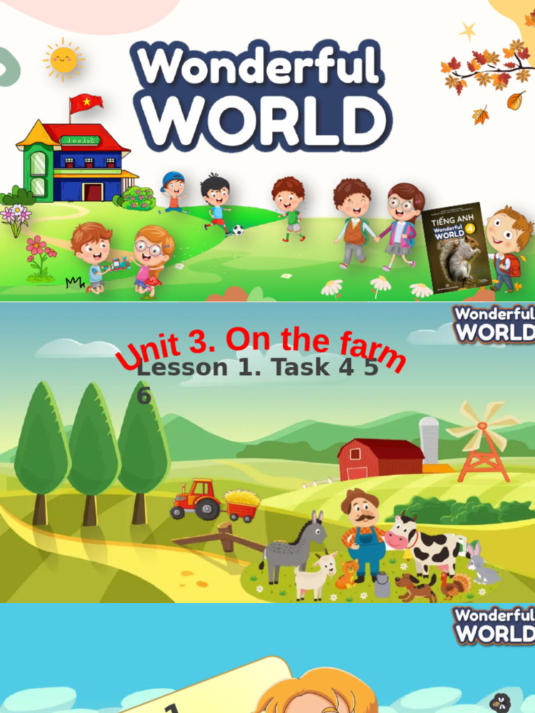 English 4 - Unit 3. On The Farm (Lesson 1.2) | PDF | Cooking, Food & Wine