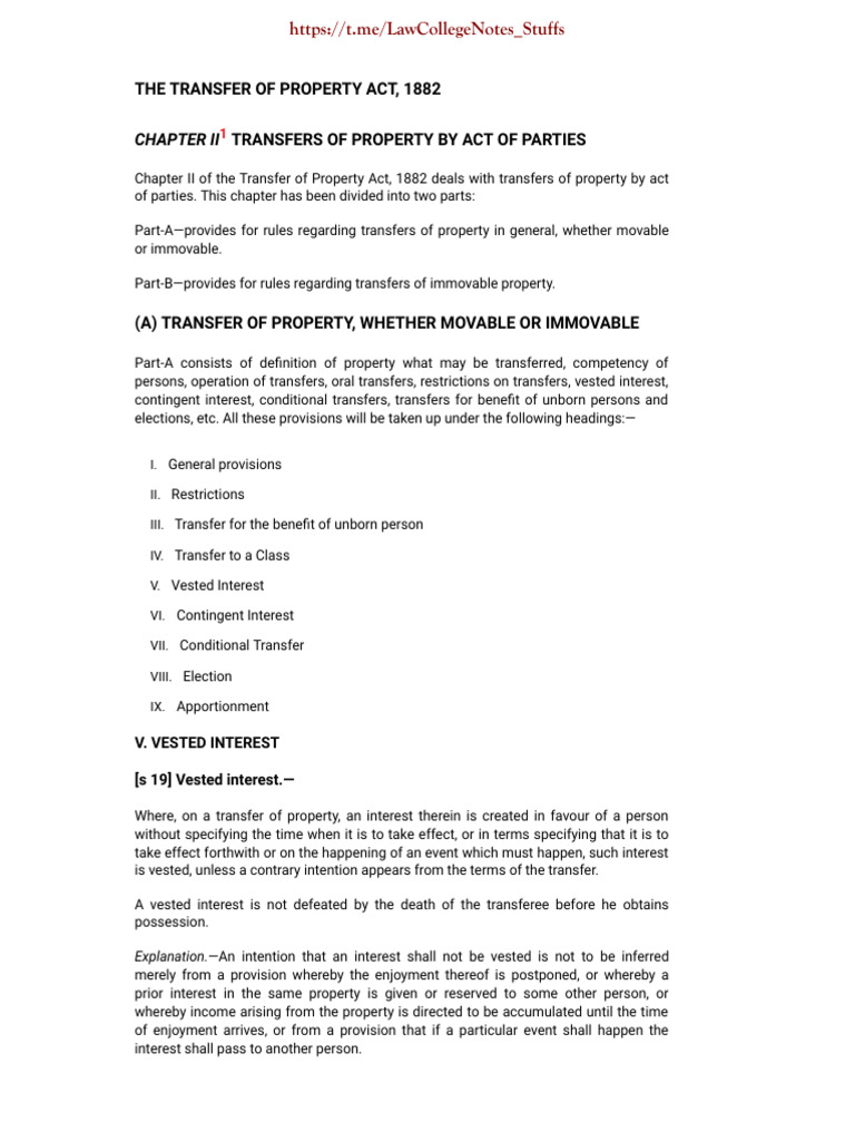 Sections 19 to 24 | PDF | Property | Will And Testament