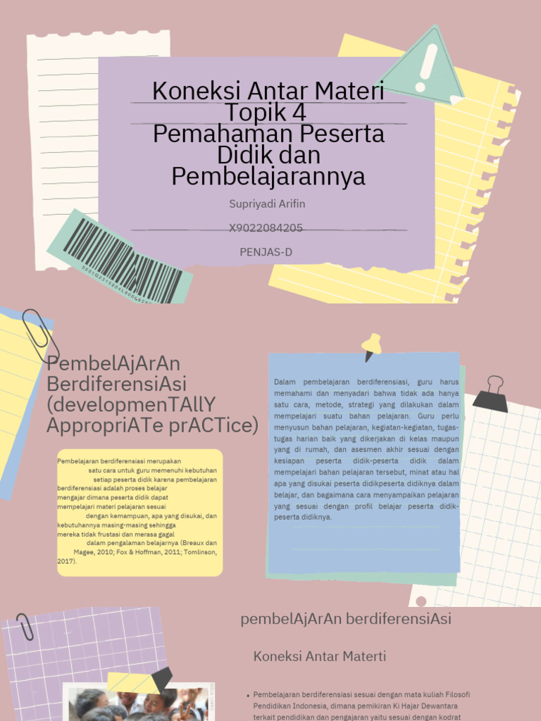 T4 Koneksi Antar Materi | PDF