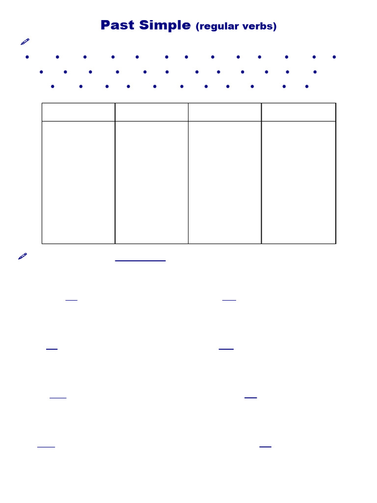 Past Simple Reg. Irreg. Verbs Exercises 1c2ba Eso 1 | PDF