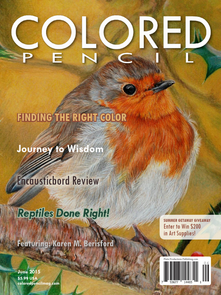 Colored Pencil Magazine 06 June 2015 | PDF | Drawing | Desk
