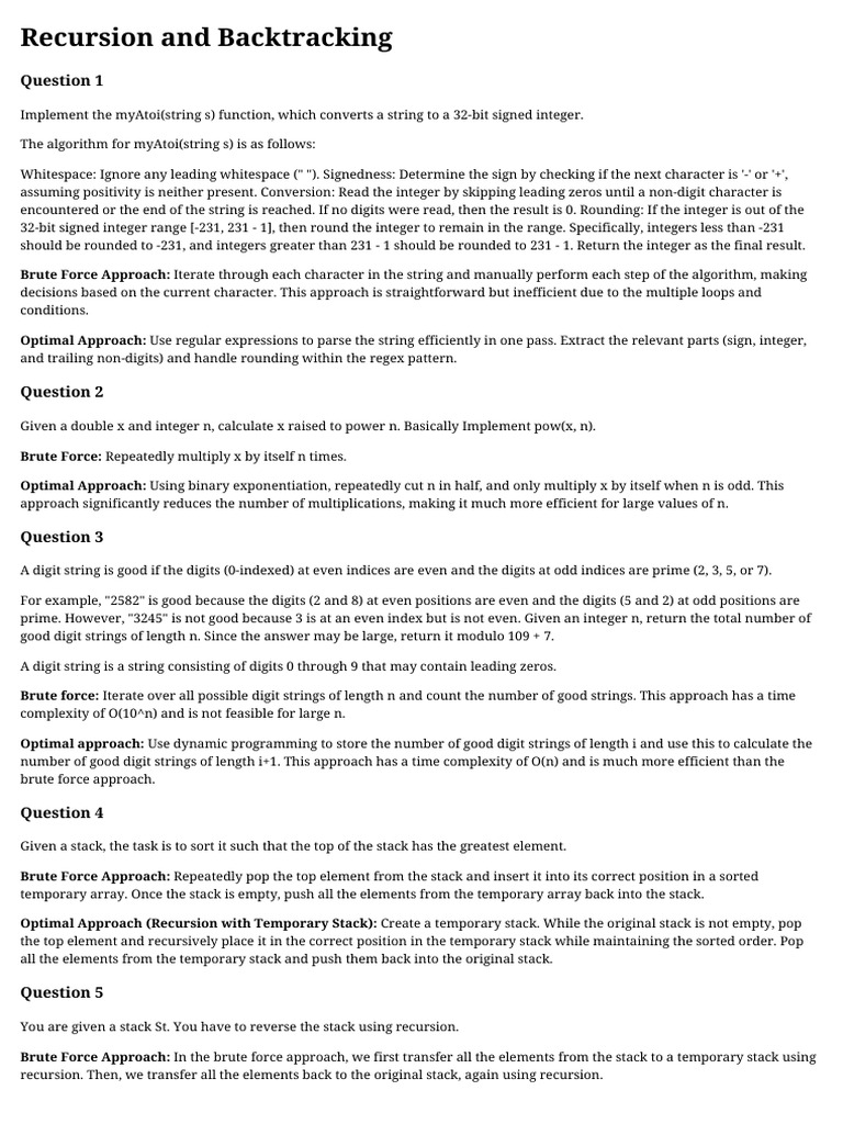 DSA Most Asked Interview Questions | PDF | Dynamic Programming | Vertex (Graph Theory)