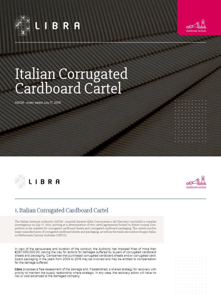 LIBRA Brochure Cartone - Eng | PDF | Competition Law | Damages