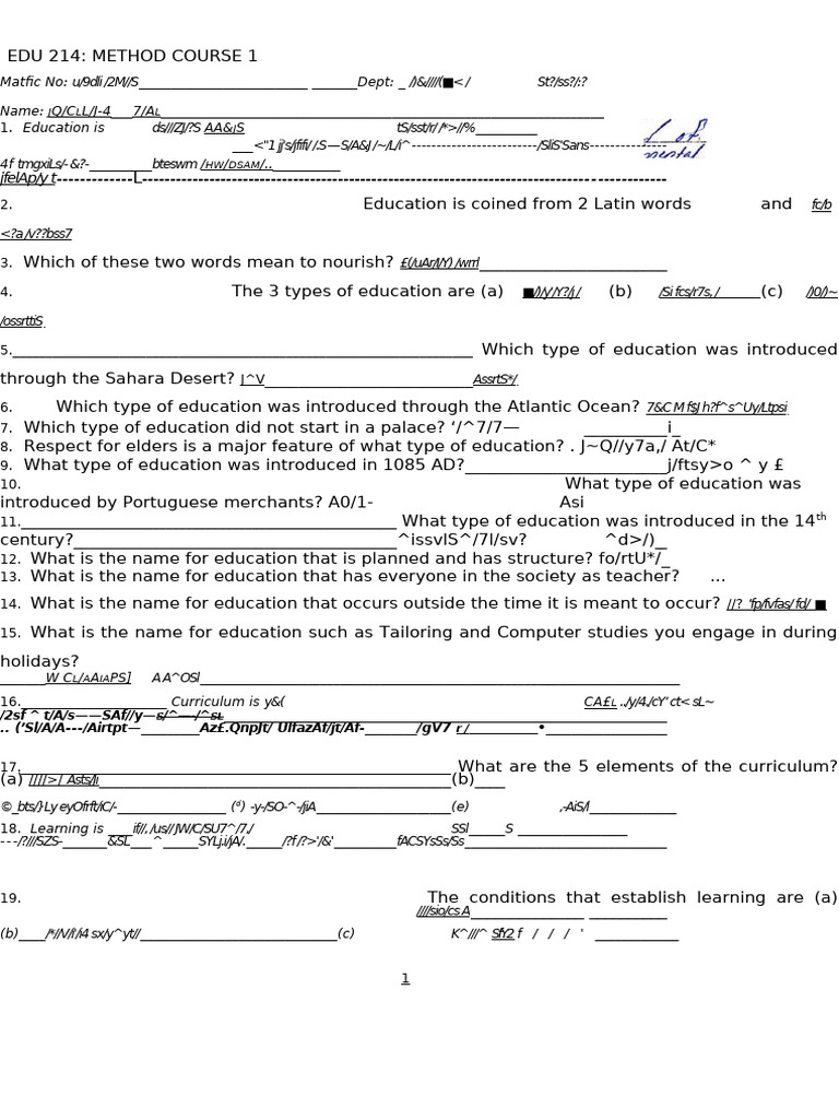 Edu 214 | PDF | Human Communication | Cognition