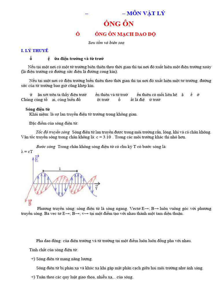 (T NG Ôn Bu I 17) M CH Dao Đ NG L, C | PDF