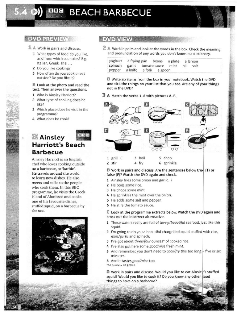 Beach Barbecue | PDF | Cuisine | Foods