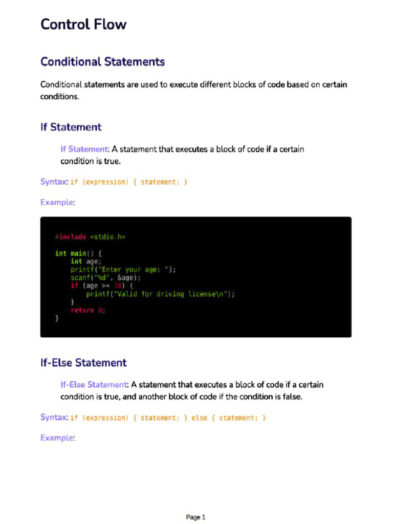 PPC Unit 2 New | PDF | Control Flow | Parameter (Computer Programming)