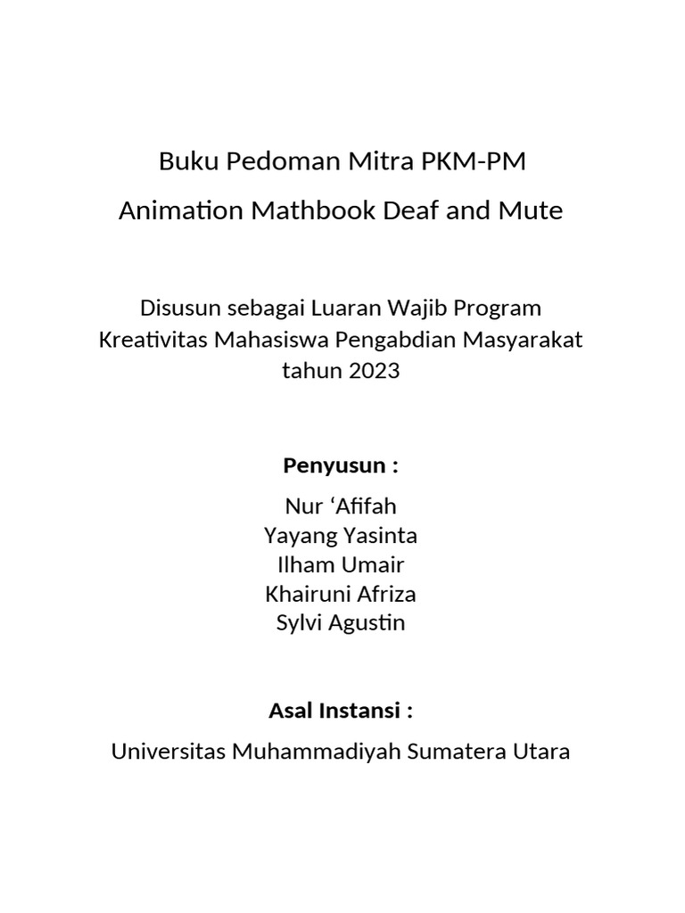Buku Pedoman Mitra PKM | PDF | Karier & Perkembangan | Sains & Matematika