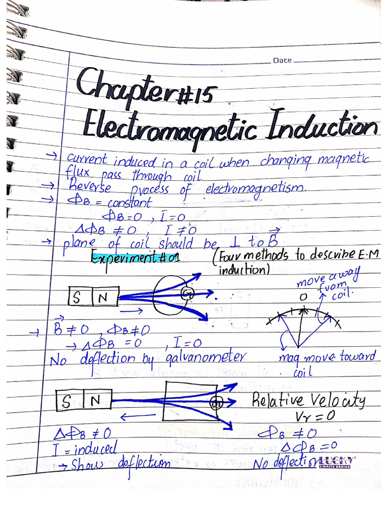 Ch#15 Electromagnetic Induction | PDF