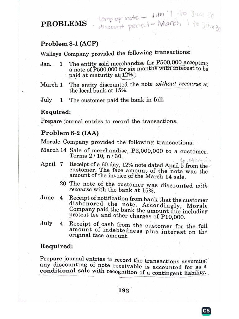 Chapter 8, Problems | PDF