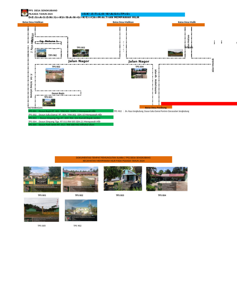 Denah Tps Sengkubang Pilkada 2024 | PDF