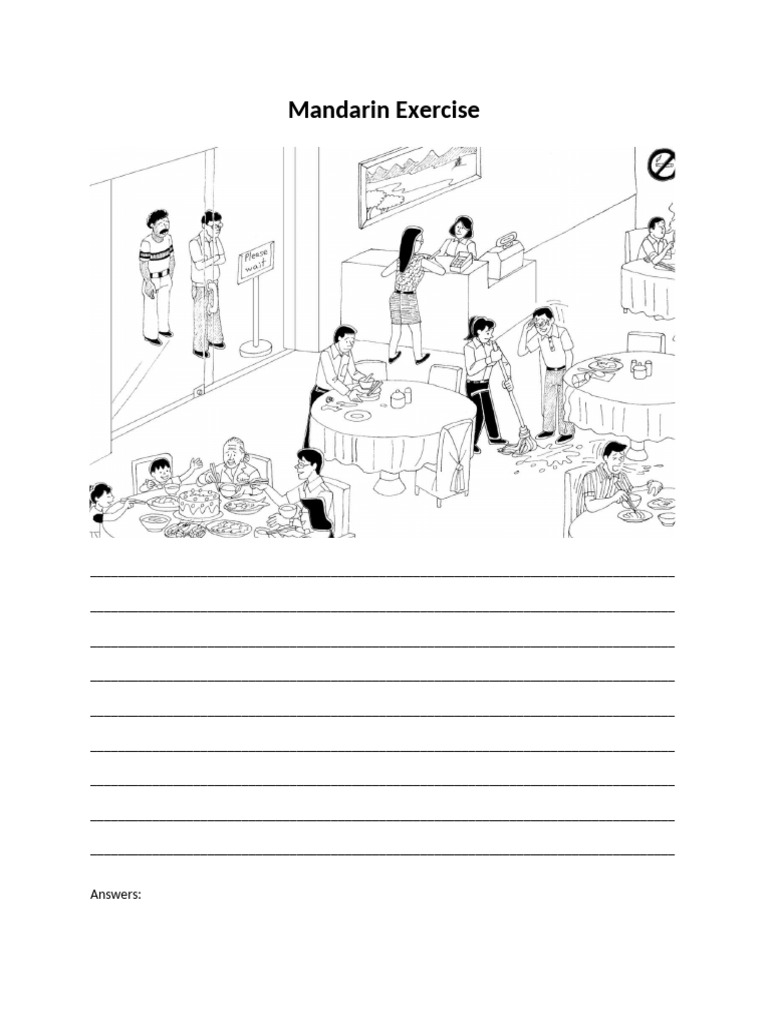 Mandarin Activity | PDF | Finance & Money Management