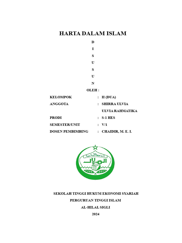 Kedudukan Harta dalam Islam | PDF