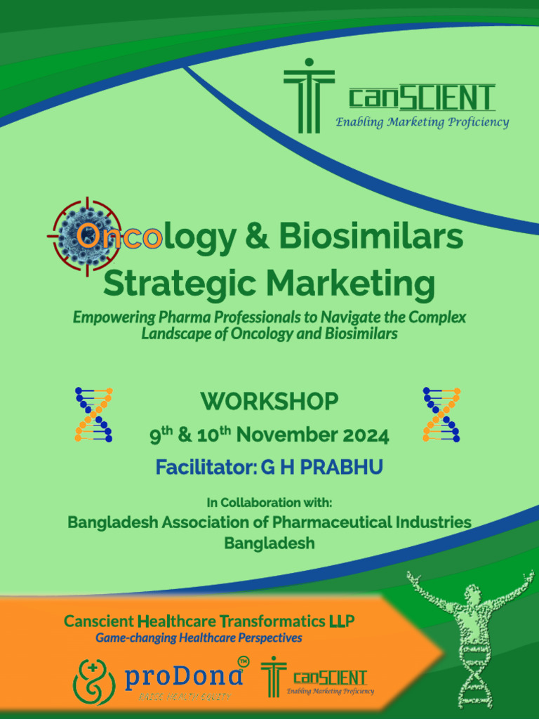 Final Brochure - Oncology & Biosimilars Workshop - BGD - 05-11-2024 | PDF | Biopharmaceutical ...