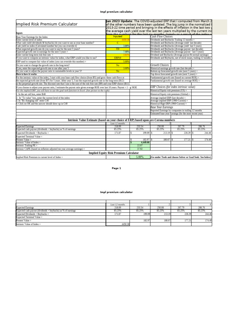 ERPJuly23 | PDF | Share Repurchase | Dividend