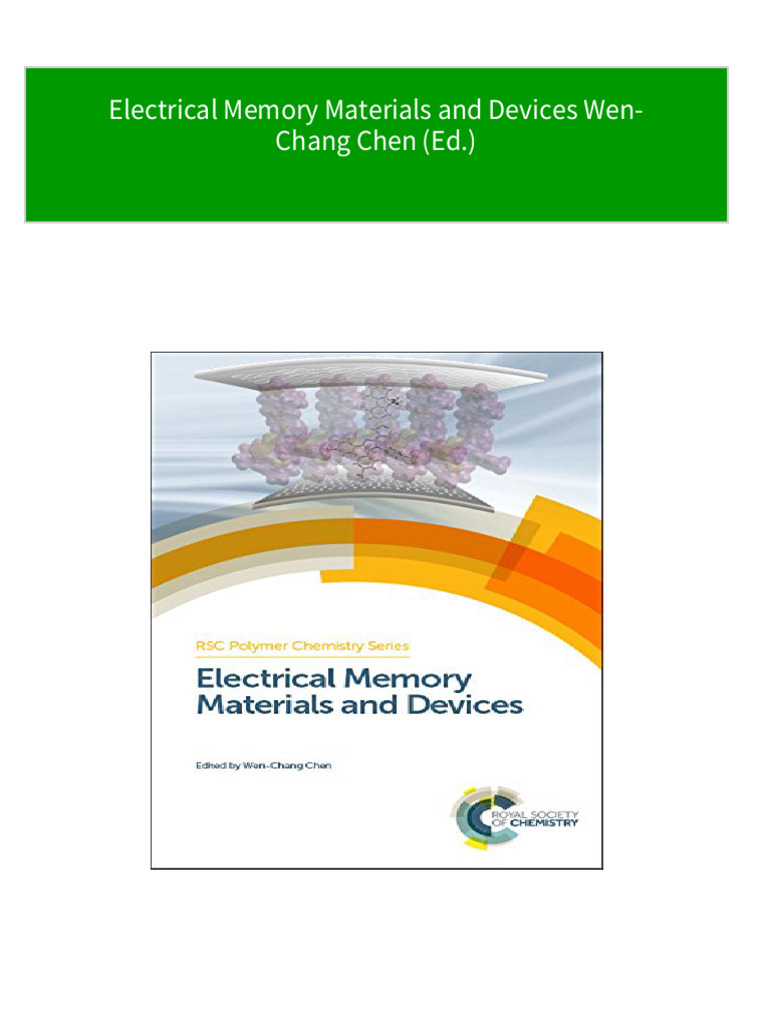 (FREE PDF Sample) Electrical Memory Materials and Devices Wen-Chang Chen (Ed.) Ebooks | PDF ...
