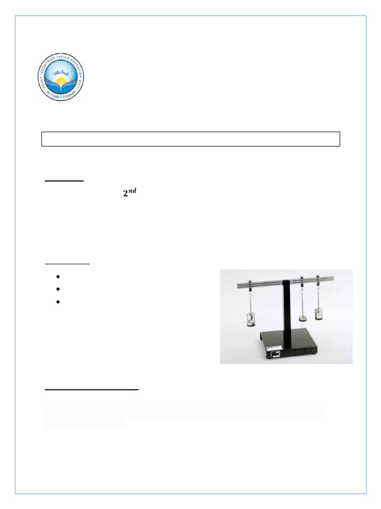 Verification of 2nd Condition of Equilibrium | PDF | Torque | Force