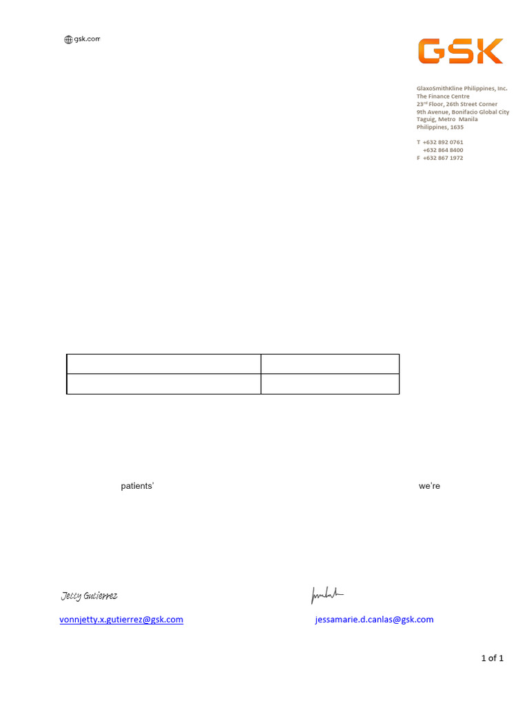 Notification Letter To Trade - Metro Retail - Signed | PDF