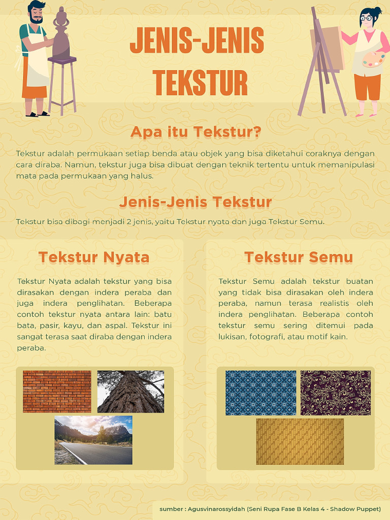 3 Infografis - Jenis Tekstur | PDF