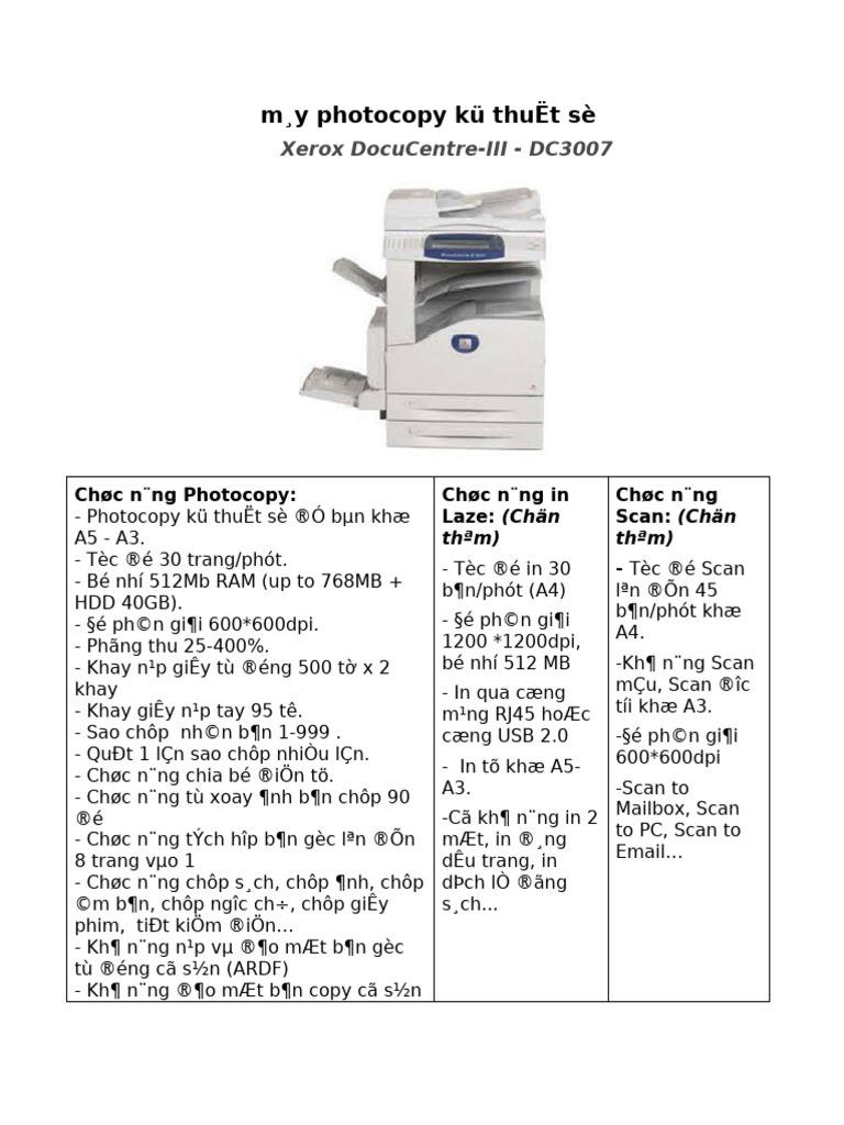 GioiThieu DC3007 | PDF