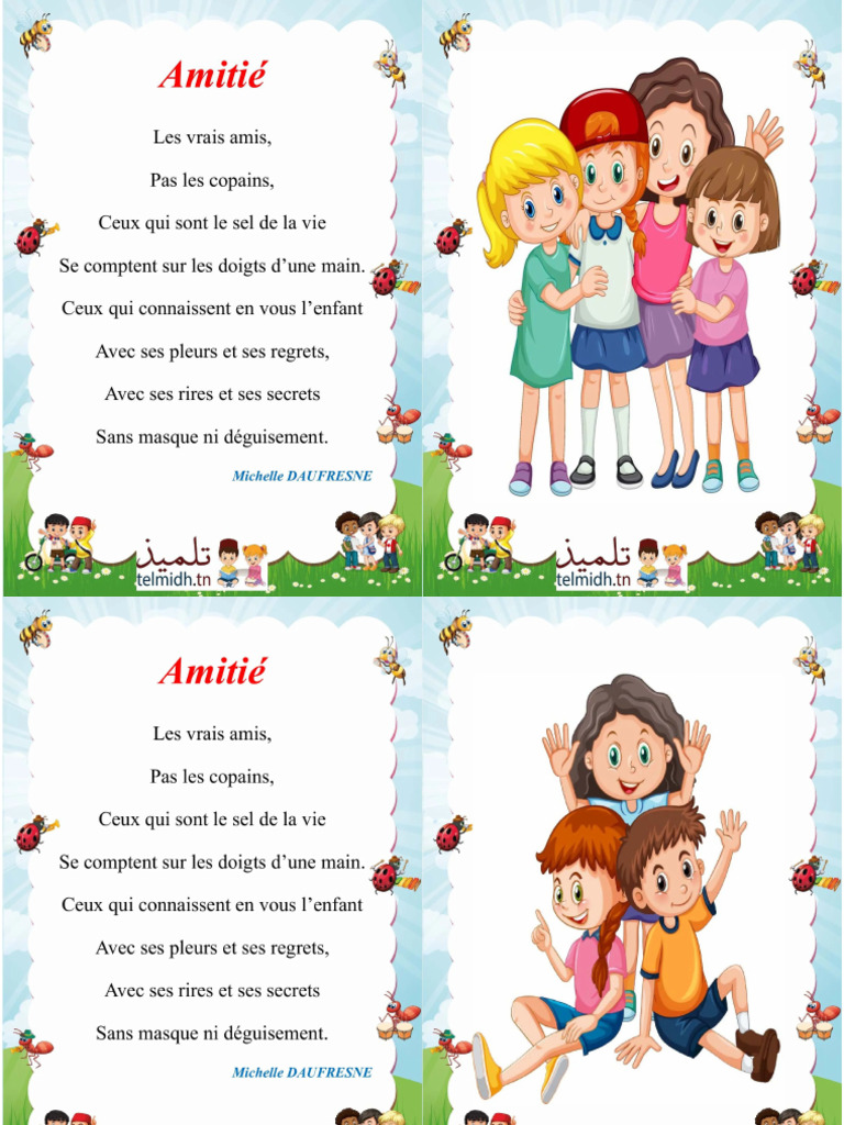 Poeme Amitie | PDF