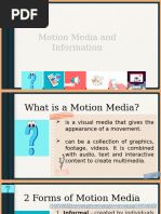 Understanding Motion Media Types | PDF | Animation | Mass Media