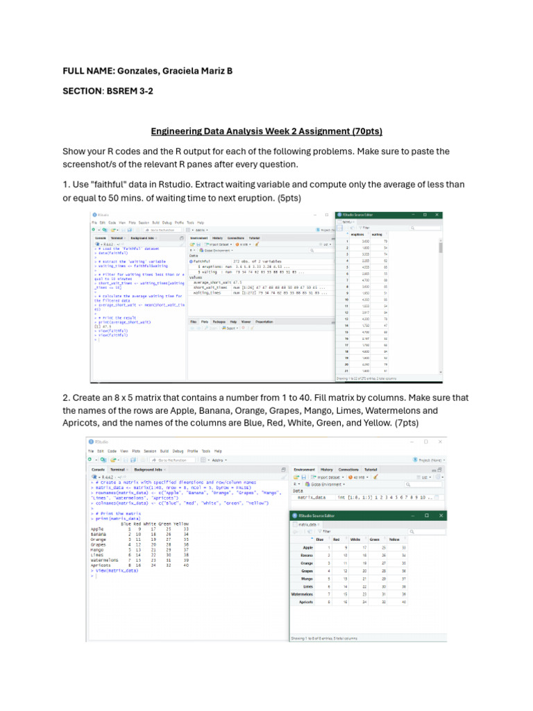 Engineering Data Analysis | PDF | Applied Mathematics