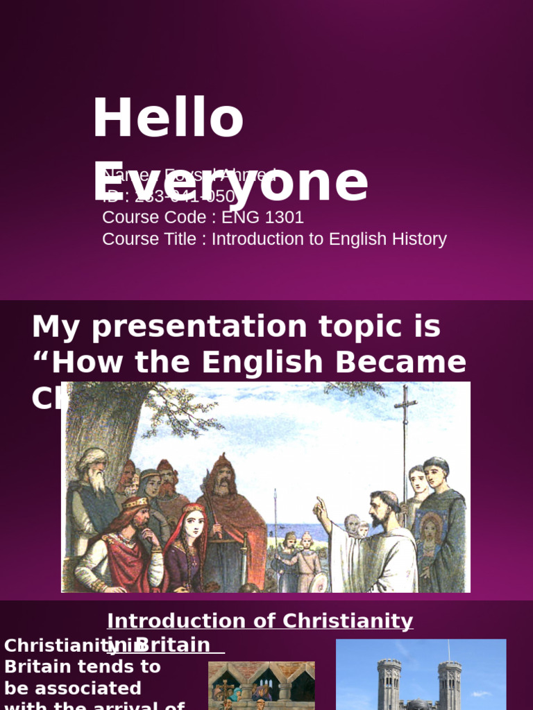 The Rise of Christianity in England | PDF | Anglo Saxon England ...