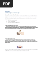 Jaw Thrust: Teknik Pembebasan Jalan Nafas | PDF