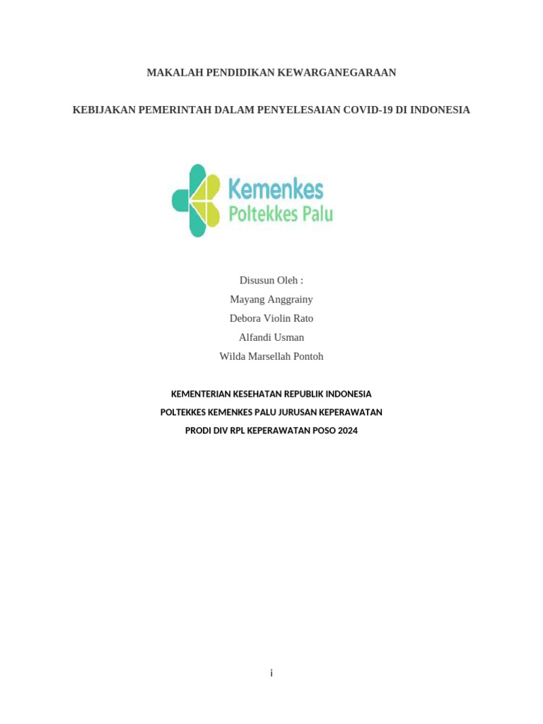 Tugas KLP 3 Kebijakan Keperawatan | PDF