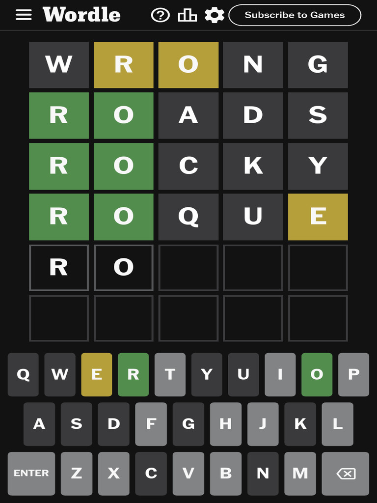 Wordle - The New York Times 2 | PDF