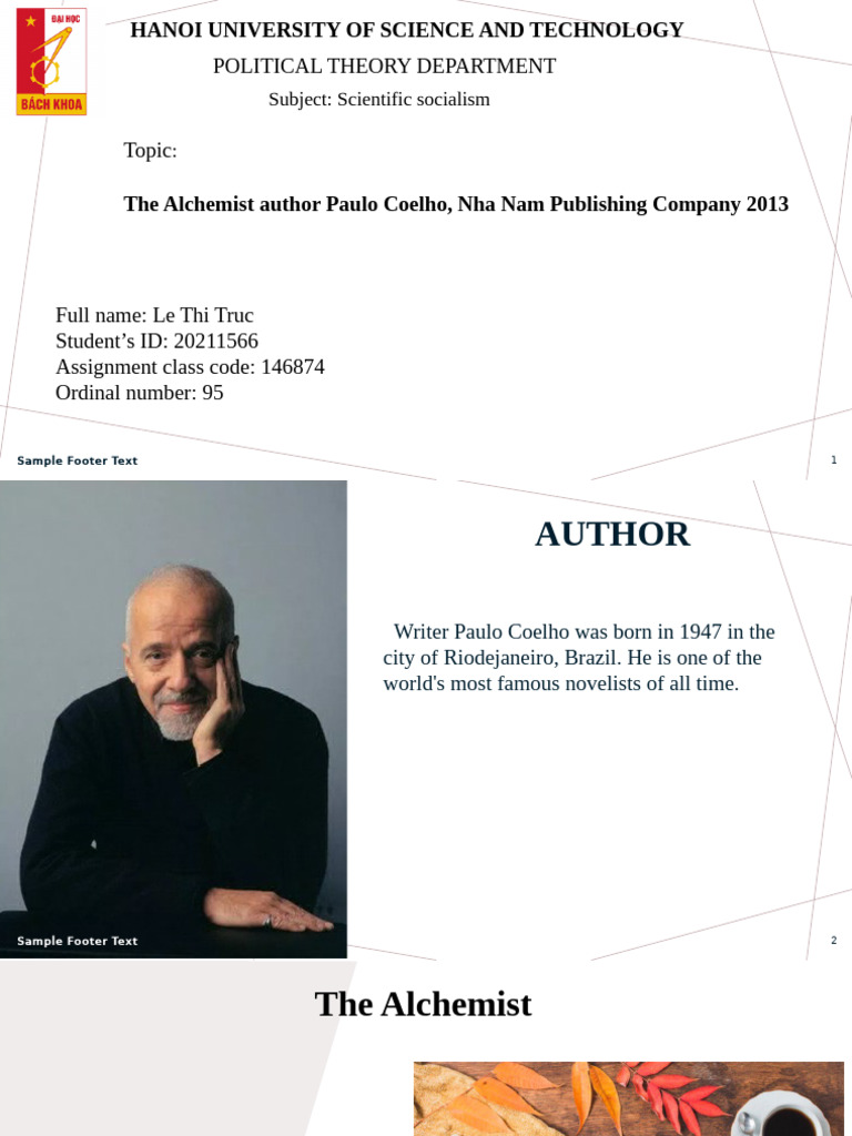 The Alchemist: Lessons and Insights | PDF