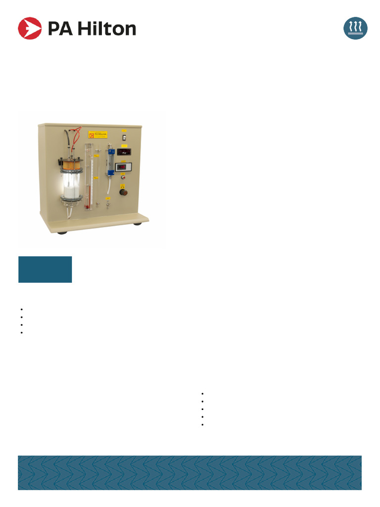 H694-FLUIDISATION and FLUID BED HEAT TRANSFER UNIT | PDF | Pressure ...