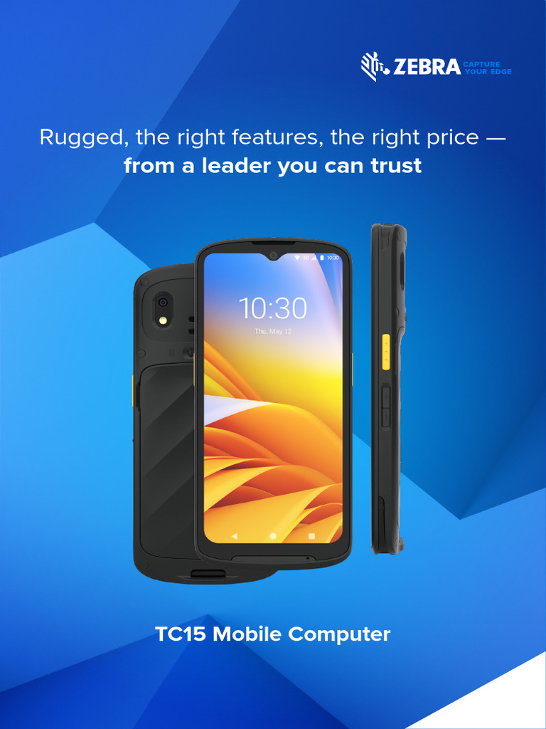 Tc15 Brochure Product Overview A4 | PDF | Warehouse | Mobile App