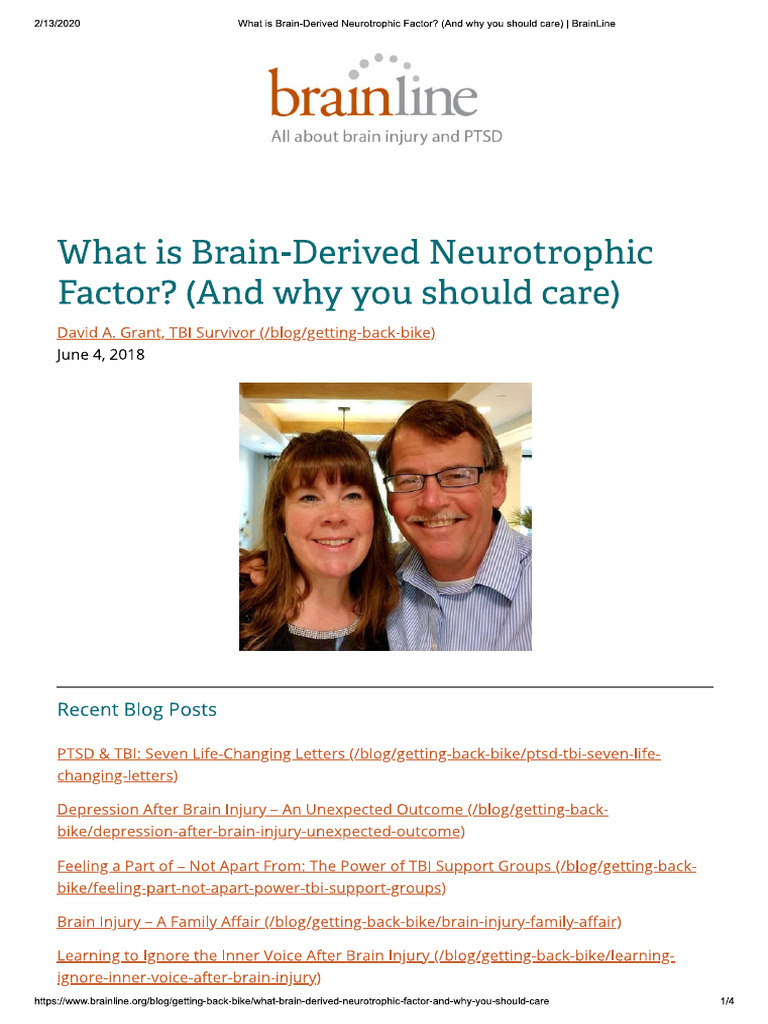 What Is Brain-Derived Neurotrophic Factor - (And Why You Should Care ...