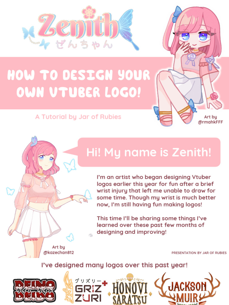 Designing Your Own Vtuber Logo | PDF | Typefaces | Graphic Design