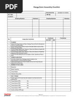 Flange Joint Assembly Checklist | PDF | Mechanical Engineering ...