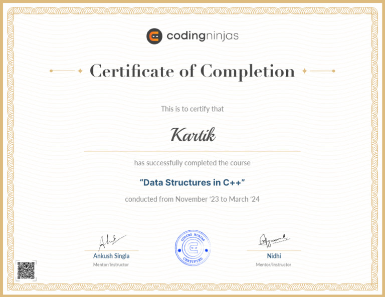 Dsa Certificate | PDF