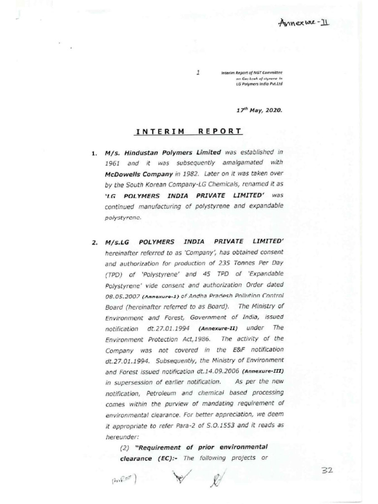 Case Study of Styrene Leakage | PDF