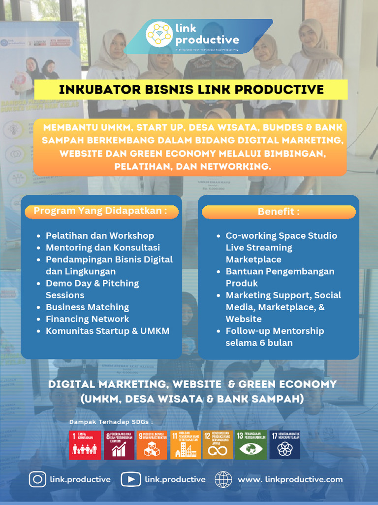 Inkubator Bisnis Link Productive 2024 | PDF