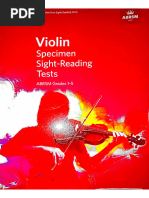 Sight Reading Violin | PDF