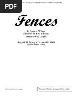 Fences by August Wilson | PDF | Fences (Play)